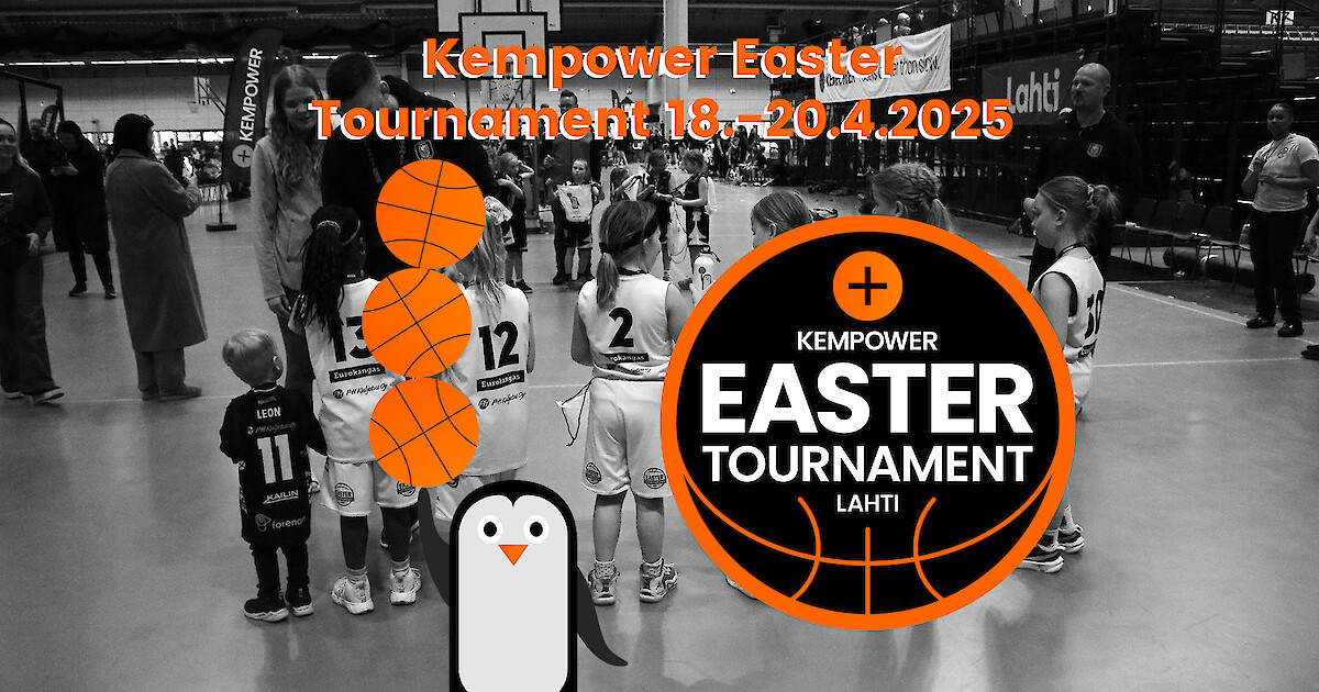 Kempower Easter Tournament 2025 -turnauksessa tilaa vielä 70 joukkueelle