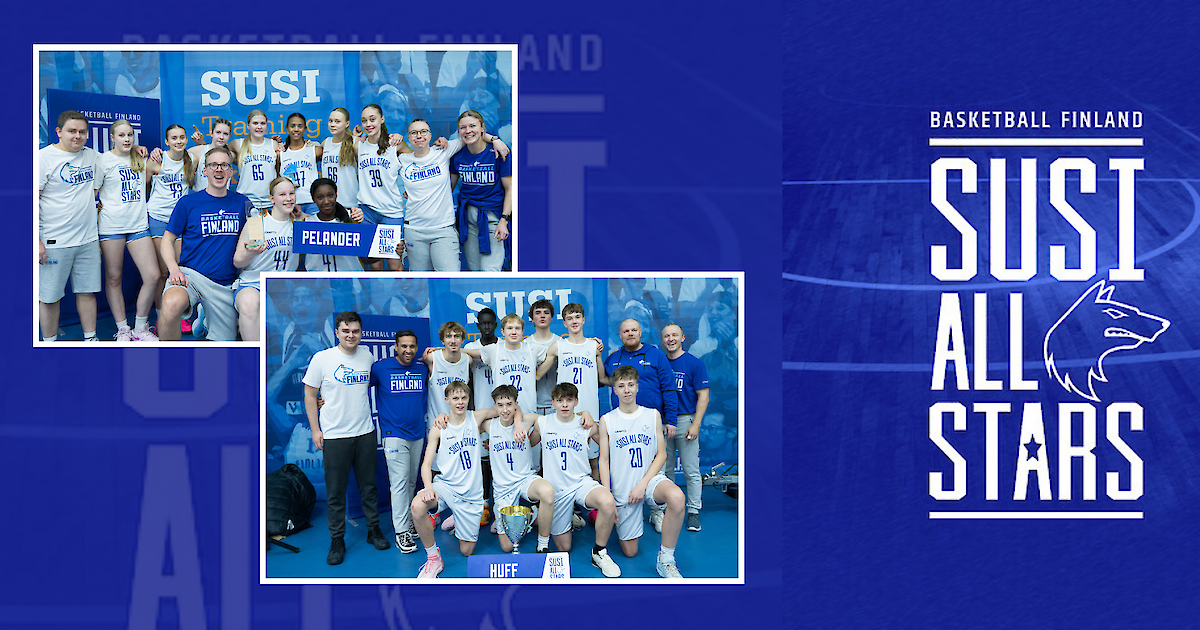 Susi All Stars Cupin mestarit 2025 ovat Team Pelander ja Team Huff