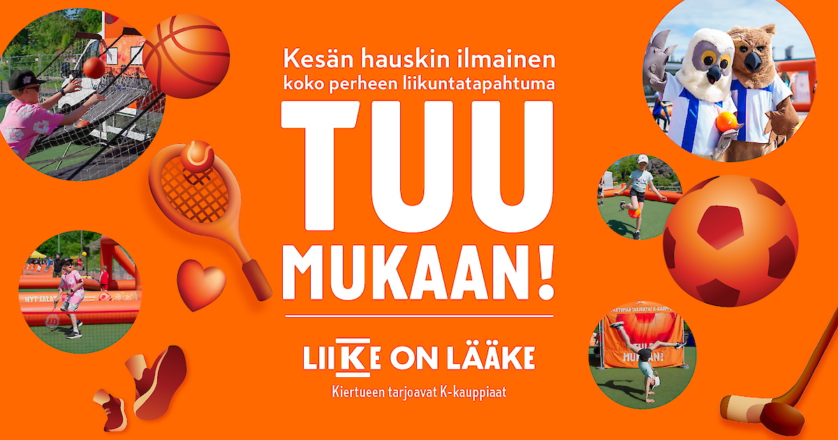Pirkka Street Basket mukana kesän Liike on lääke -kiertueella